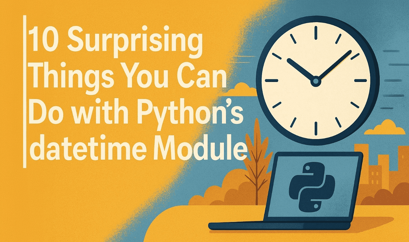 10 Surprising Things You Can Do with Python’s datetime Module – Ai Inteliigence